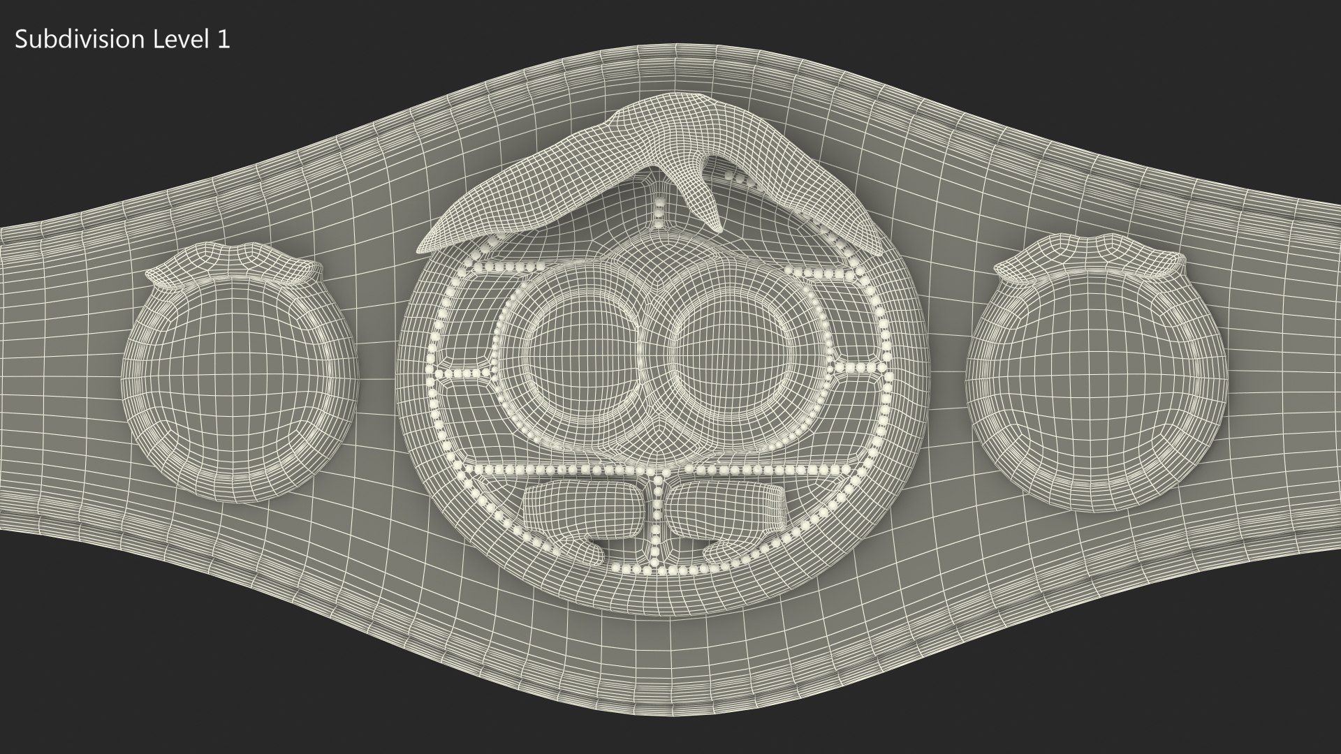 3D Model International Boxing Federation Belt Whith Fur - TurboSquid ...