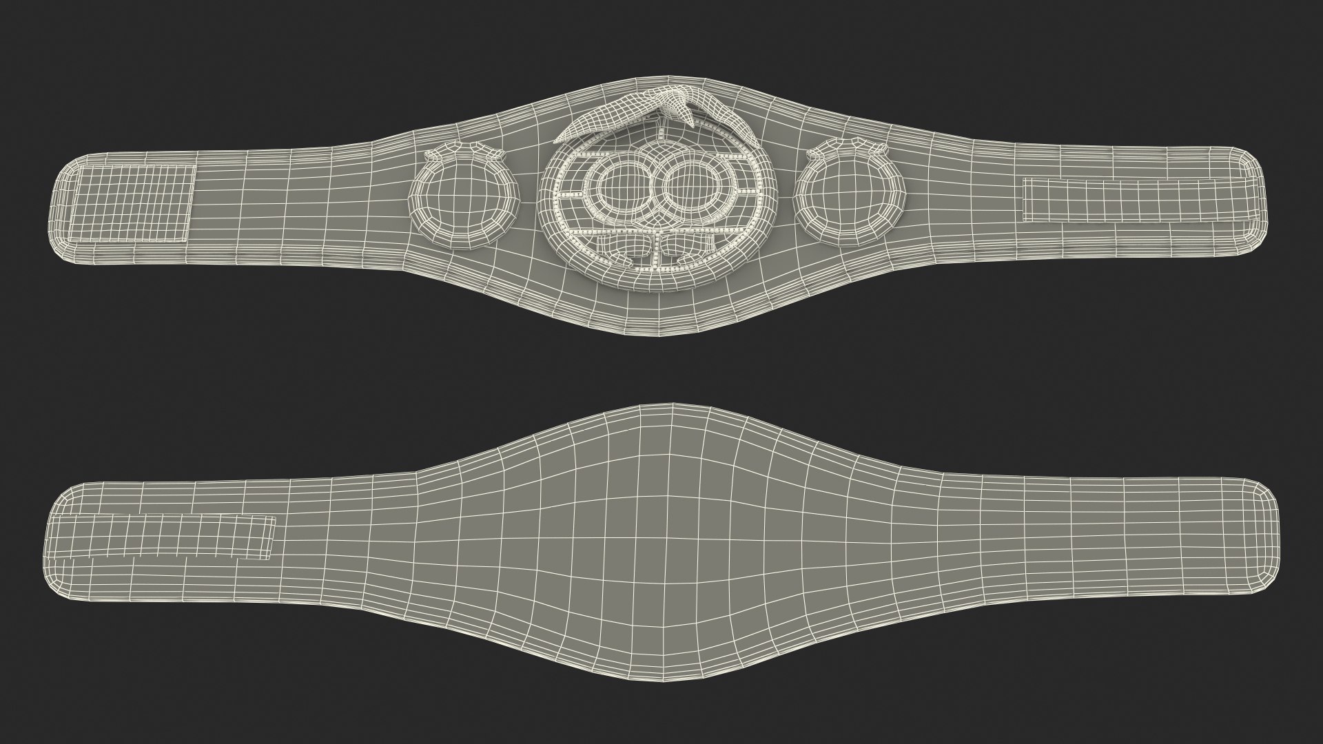 3D Model International Boxing Federation Belt Whith Fur - TurboSquid ...
