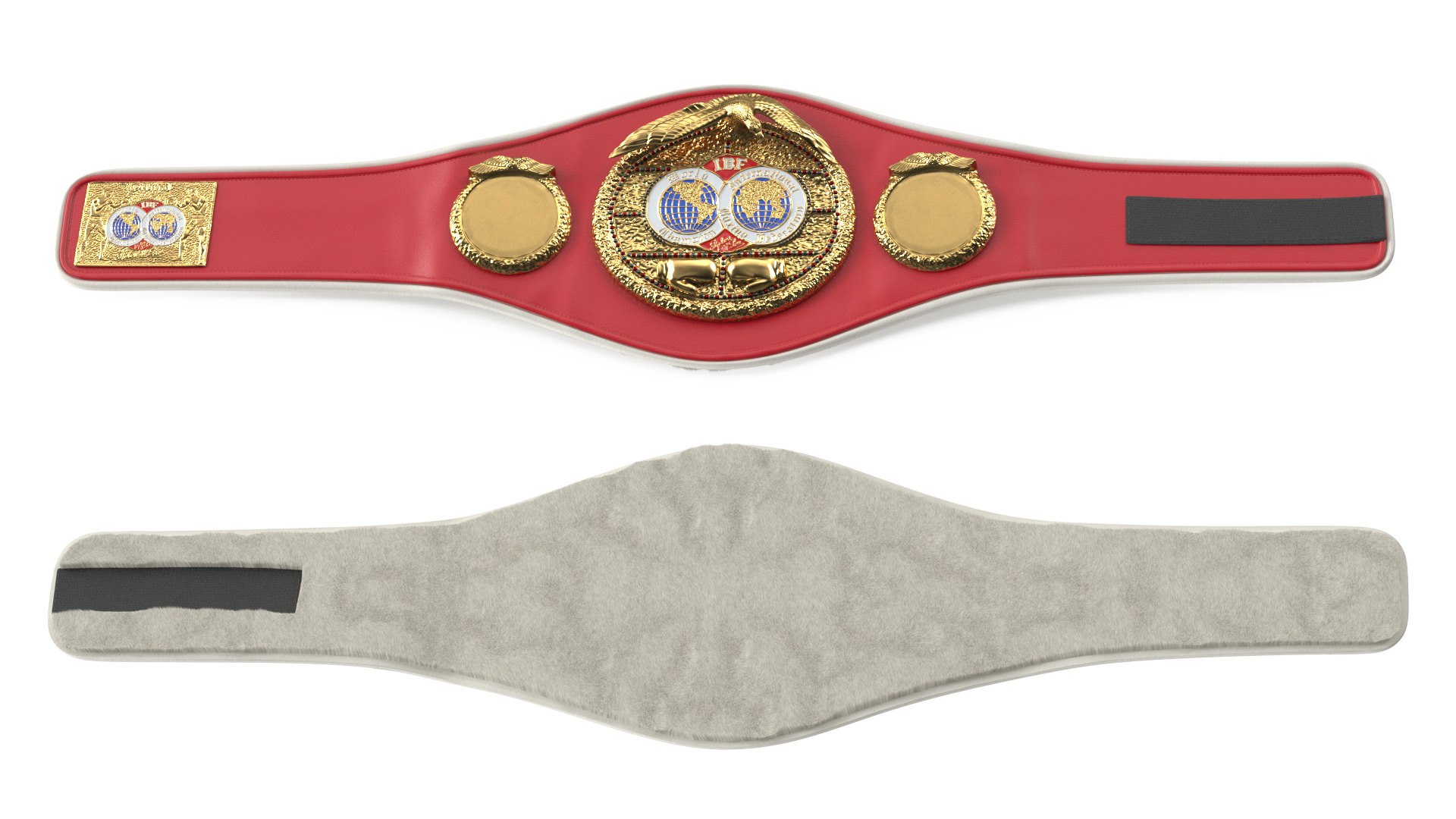 3D Model International Boxing Federation Belt Whith Fur - TurboSquid ...