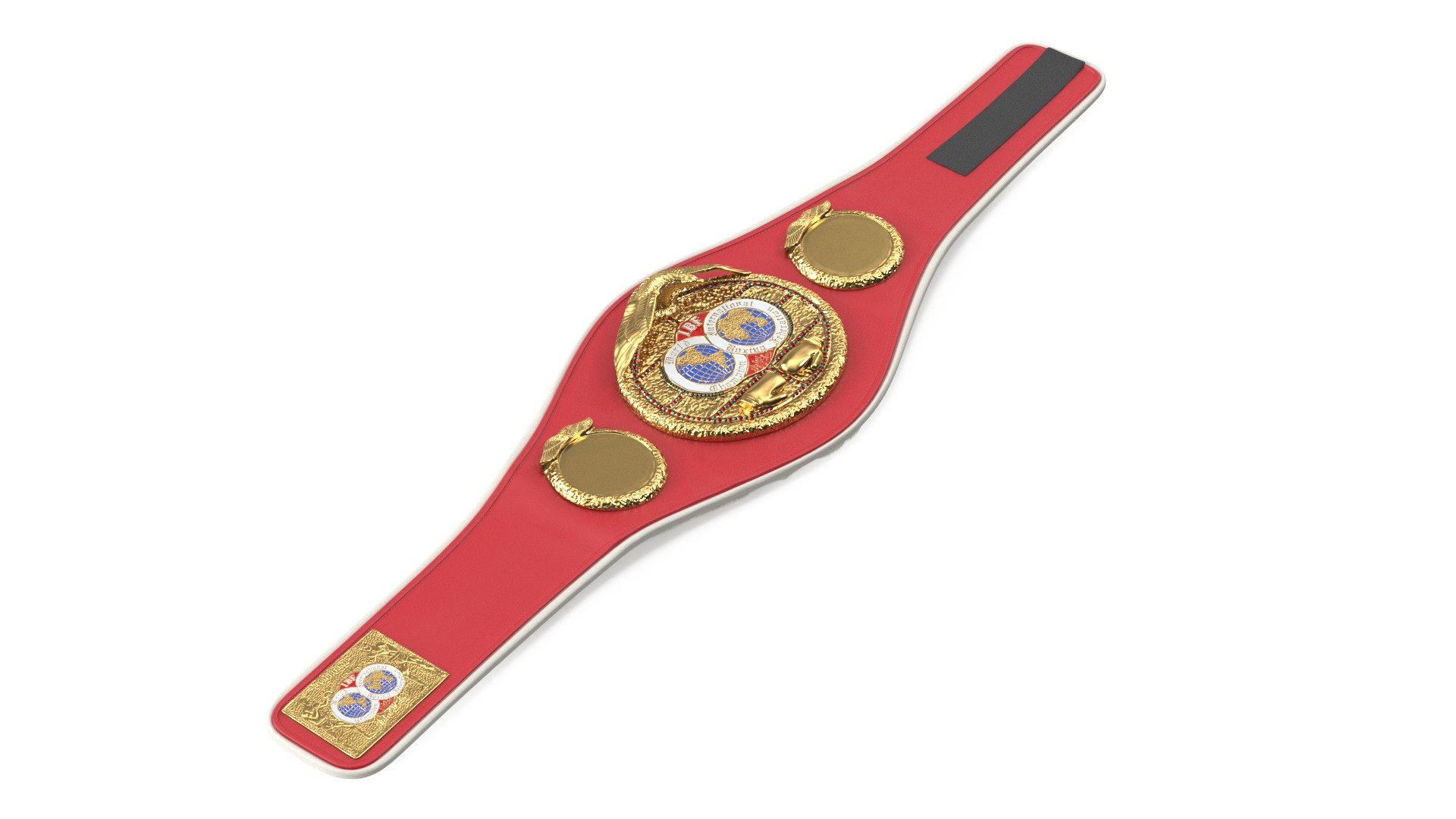 3D Model International Boxing Federation Belt Whith Fur - TurboSquid ...