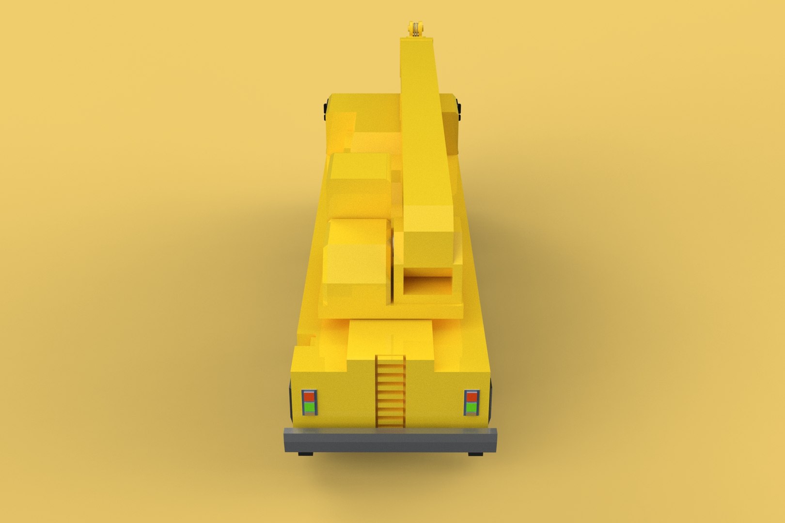 3D Model TELESCOPIC MOBILE CRANE CRAWLER LIFTING TRUCK GIRDER OVERHEAD ...