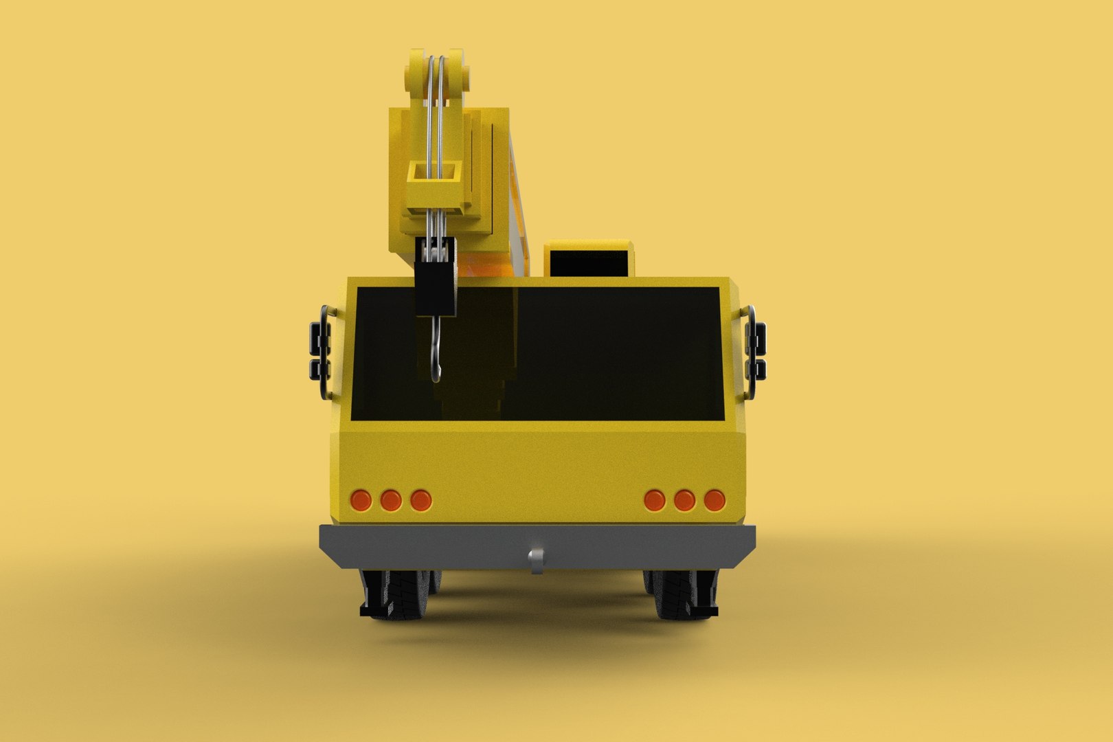 3D Model TELESCOPIC MOBILE CRANE CRAWLER LIFTING TRUCK GIRDER OVERHEAD ...