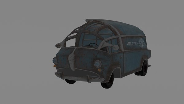 modelo 3d Van Vault-Tec - TurboSquid 2233723