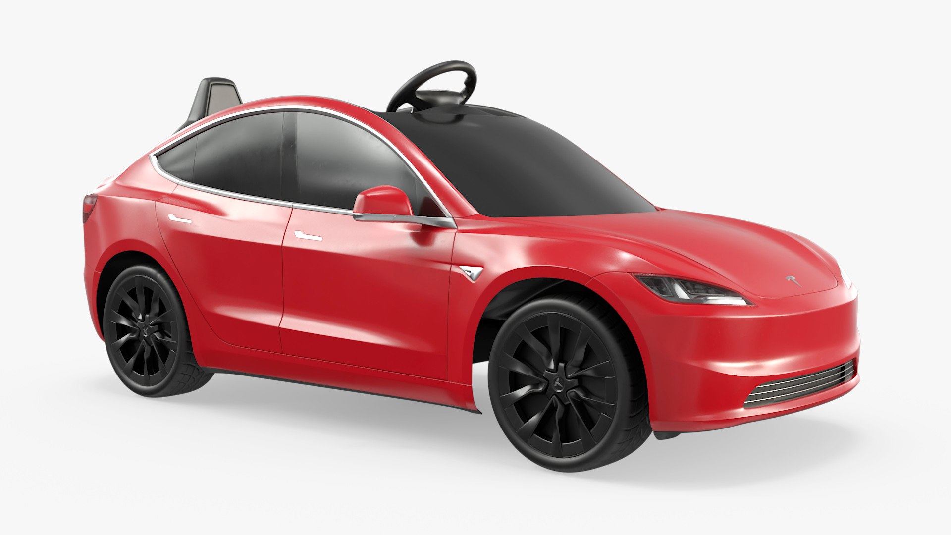 Electric Ride-On Car Model S Red 3D Model - TurboSquid 2383674