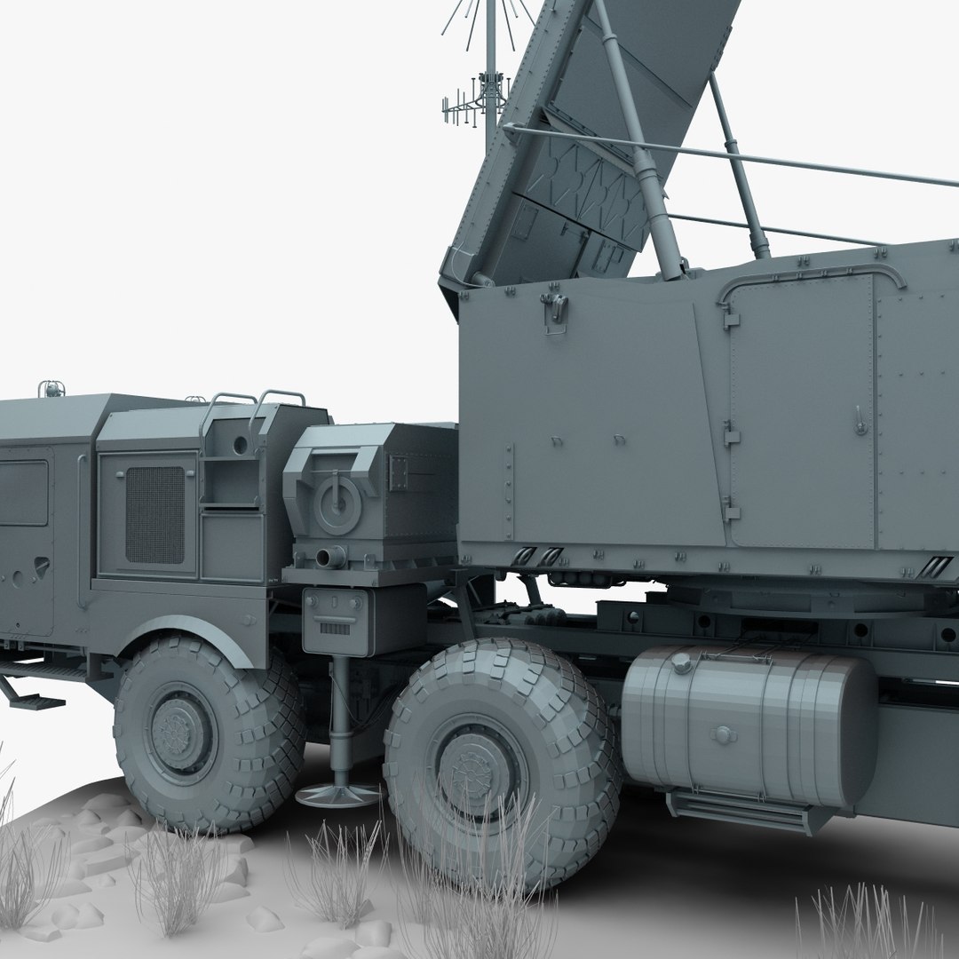 s-400 sa-21 growler 92n6e 3d model