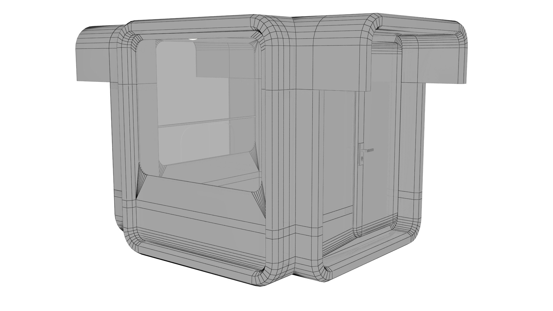 3D kiosk modern - TurboSquid 1711137