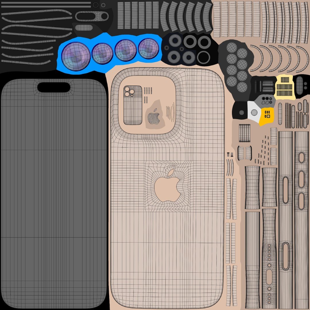 3D Apple IPhone 16 Pro Model - TurboSquid 2283712