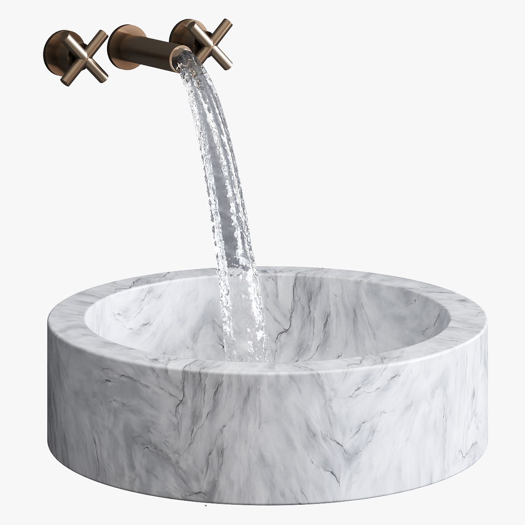 3D Animated Pouring Water Basin 01 Model - TurboSquid 2259623