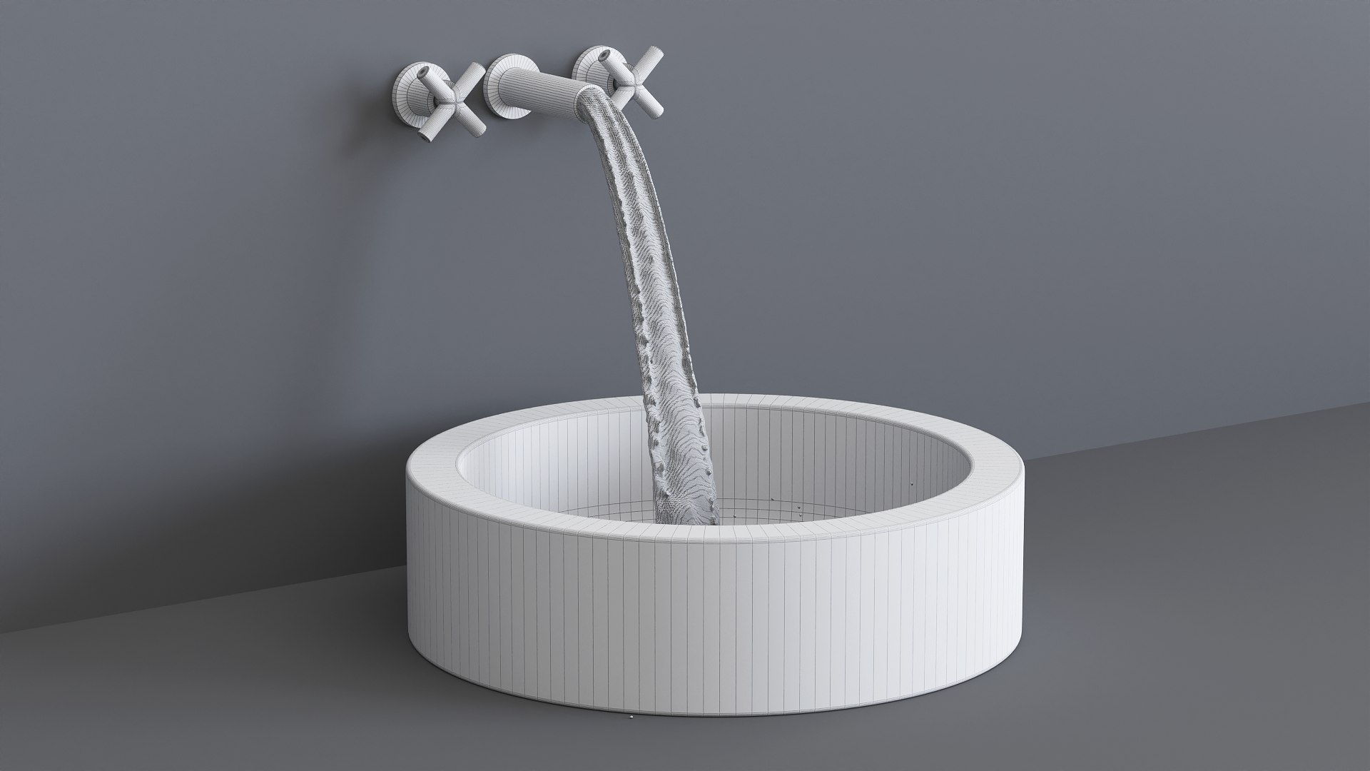 3D Animated Pouring Water Basin 01 Model - TurboSquid 2259623
