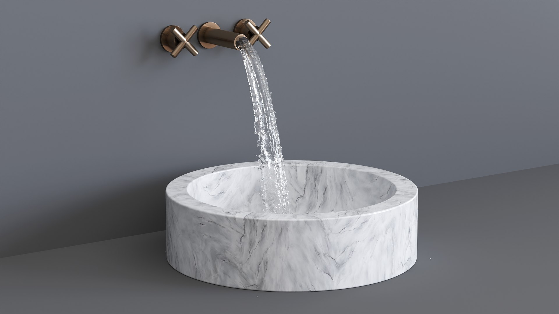 3D Animated Pouring Water Basin 01 Model - TurboSquid 2259623