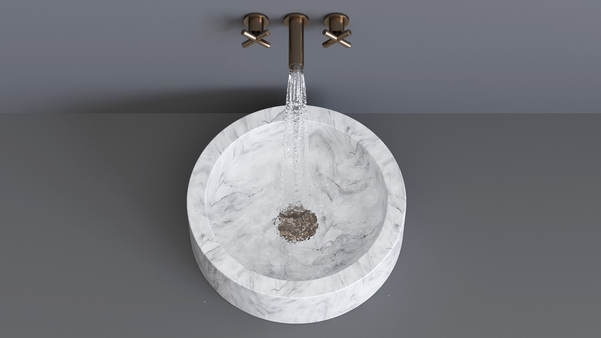 3D Animated Pouring Water Basin 01 Model - TurboSquid 2259623