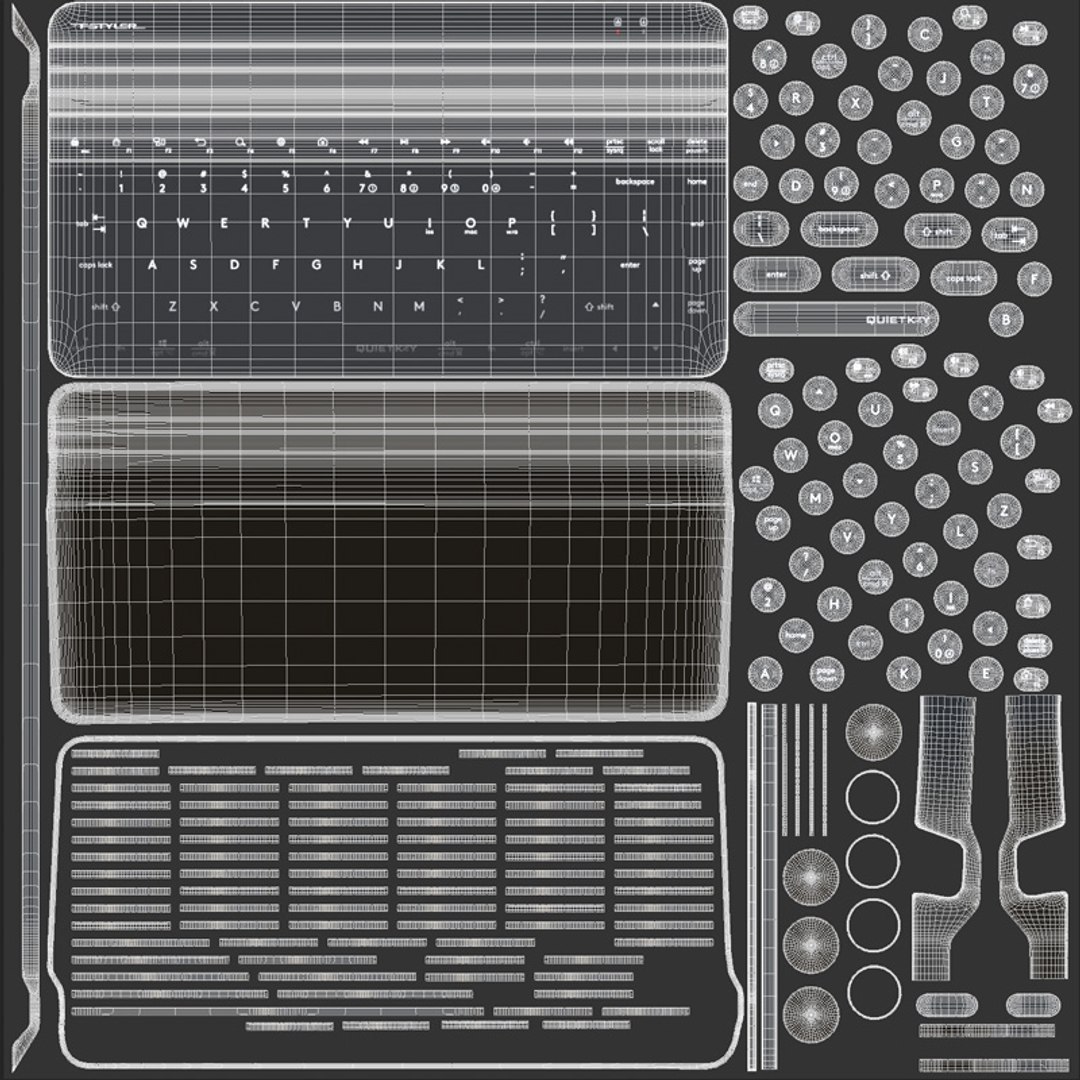3D Model A4TECH Fstyler FBK30 - TurboSquid 2275254