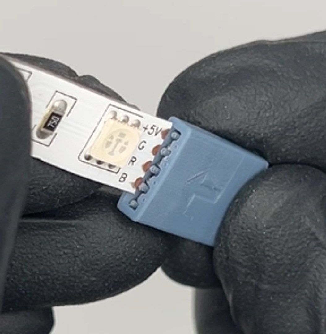 3D 3D PRINTABLE LED STRIPE CONNECTORS PLUG AND PLAY BASIC KIT Model ...