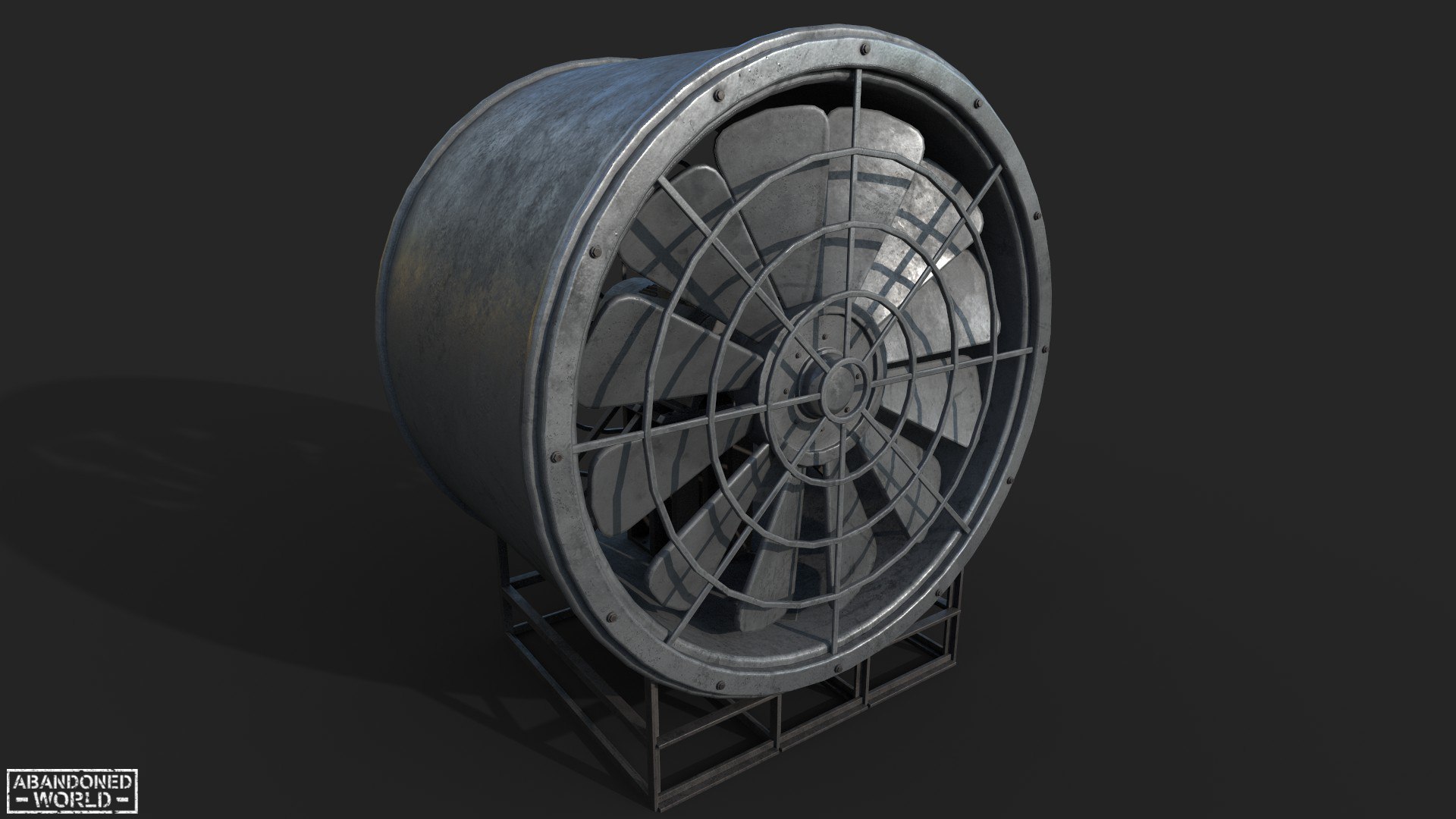 Big Metro Fan 3D Model - TurboSquid 1872114