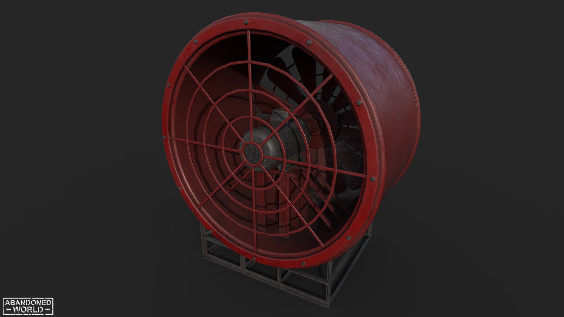 Big Metro Fan 3D Model - TurboSquid 1872114