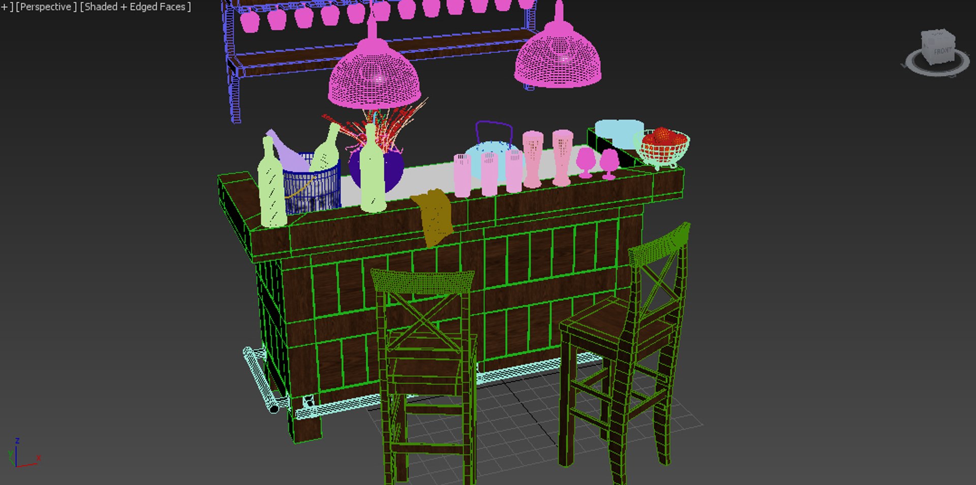 Rustic Ultimate Bar - 3D Model - TurboSquid 1179859