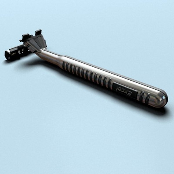 3d model razor gillette sensor excel