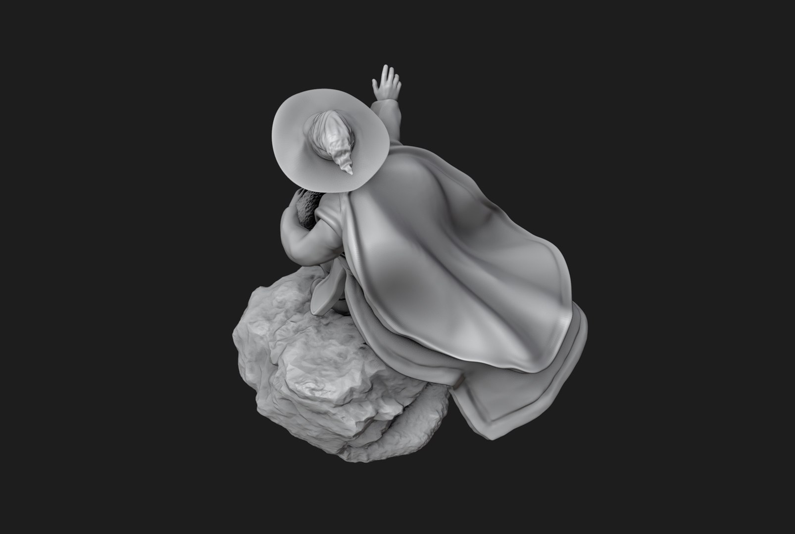 Wizard Running With A Magical Egg 3D - TurboSquid 2364856