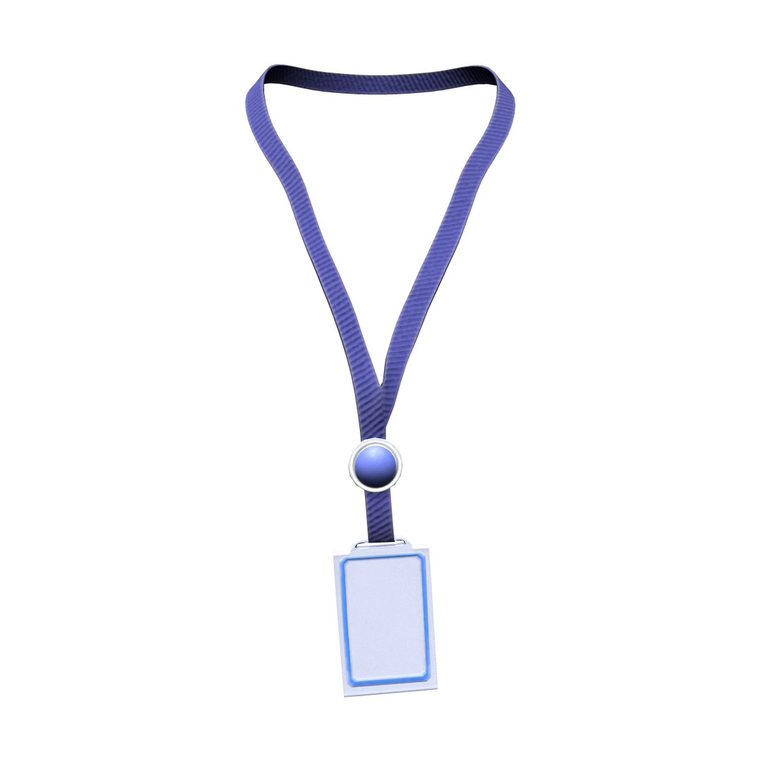 Neck Name Tag 3D - TurboSquid 1920366