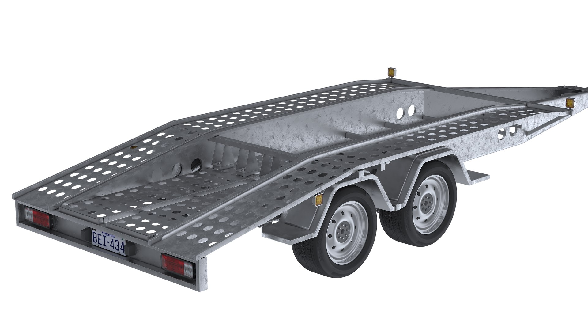 3D Car Trailer Collection Model - TurboSquid 2297337