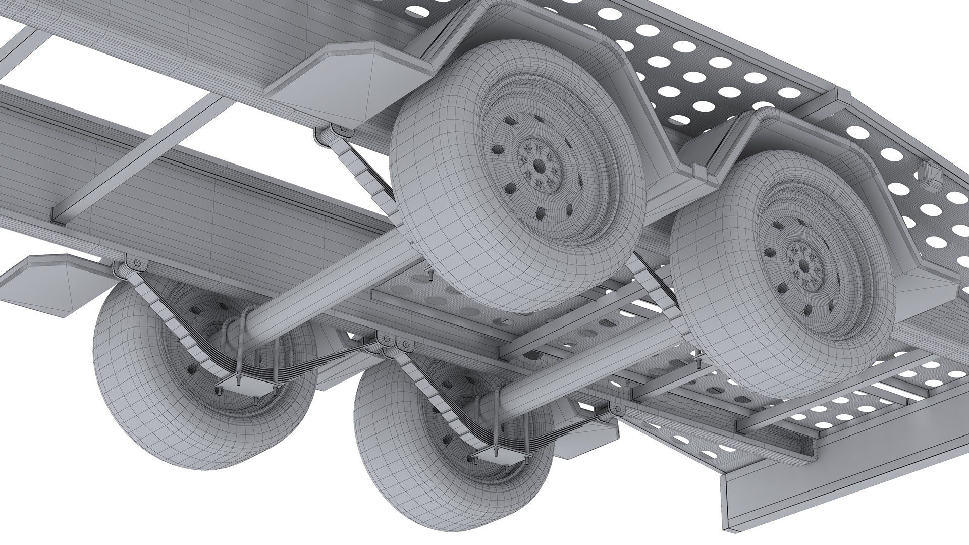 3D Car Trailer Collection Model - TurboSquid 2297337