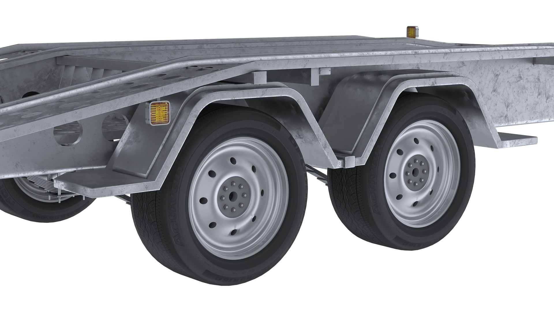 3D Car Trailer Collection Model - TurboSquid 2297337