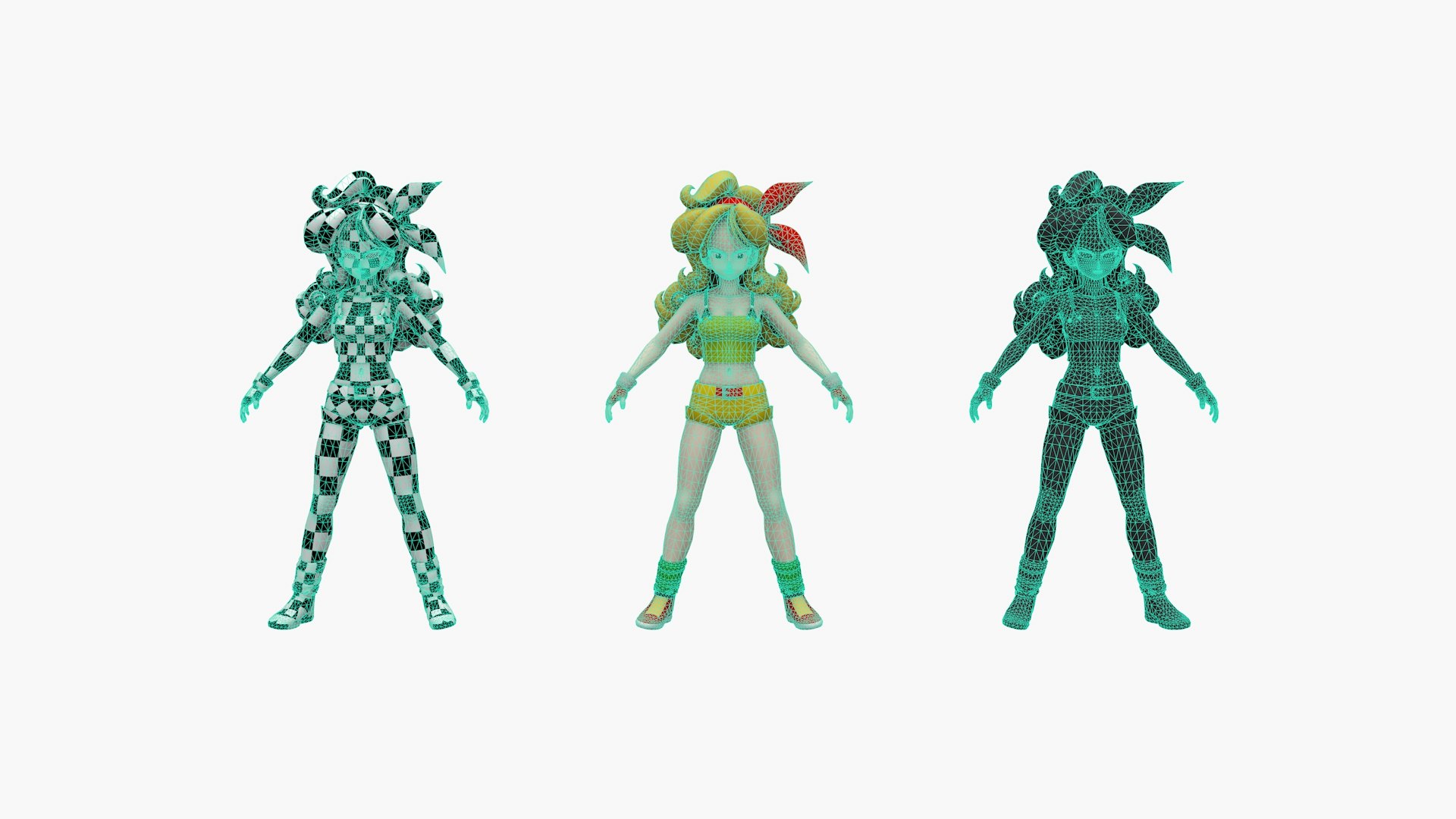 3D Model DBZ Character V21 - TurboSquid 2074447