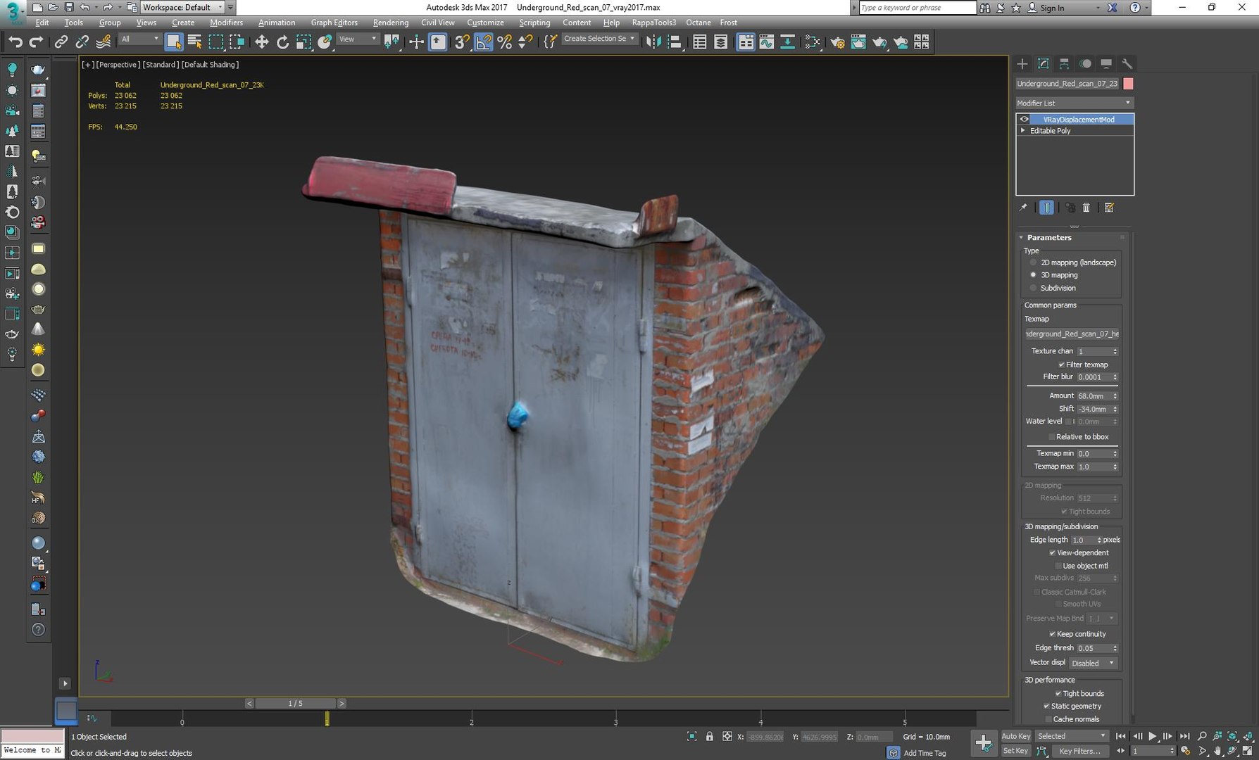 3D Real Scan Underground Entrance - TurboSquid 1400708