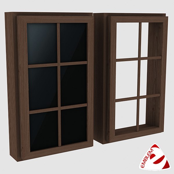 3d model window glass