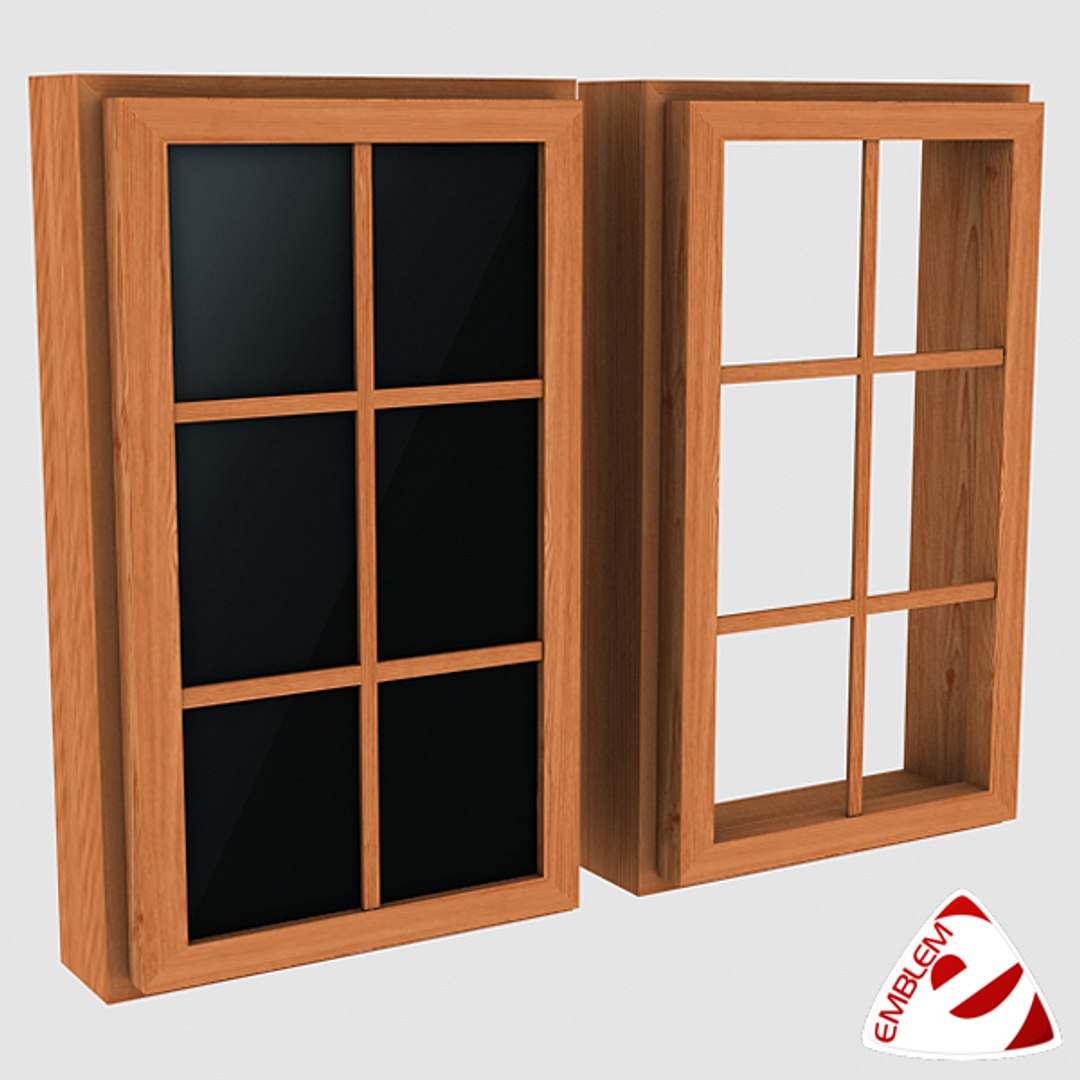 3d model window glass