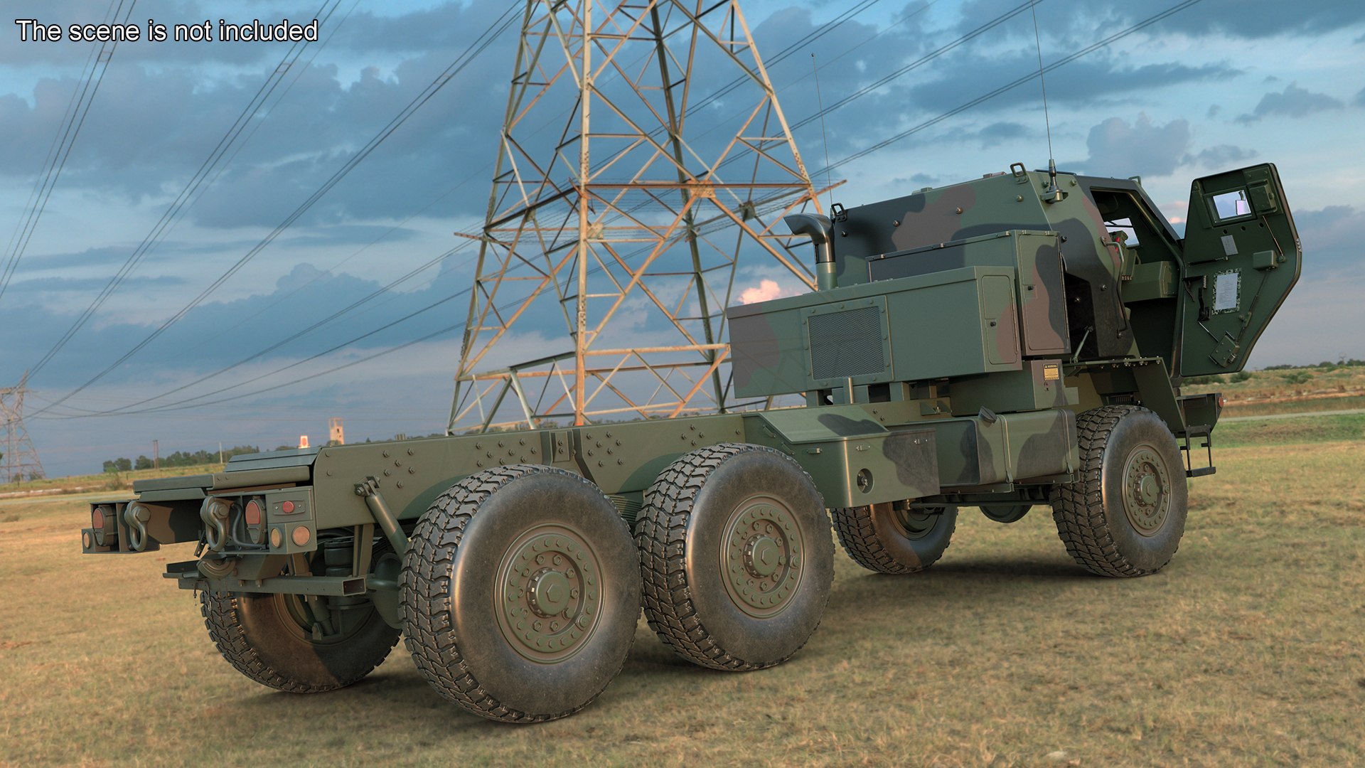3D Military 6x6 Heavy Tactical Truck Camouflage - TurboSquid 2389972