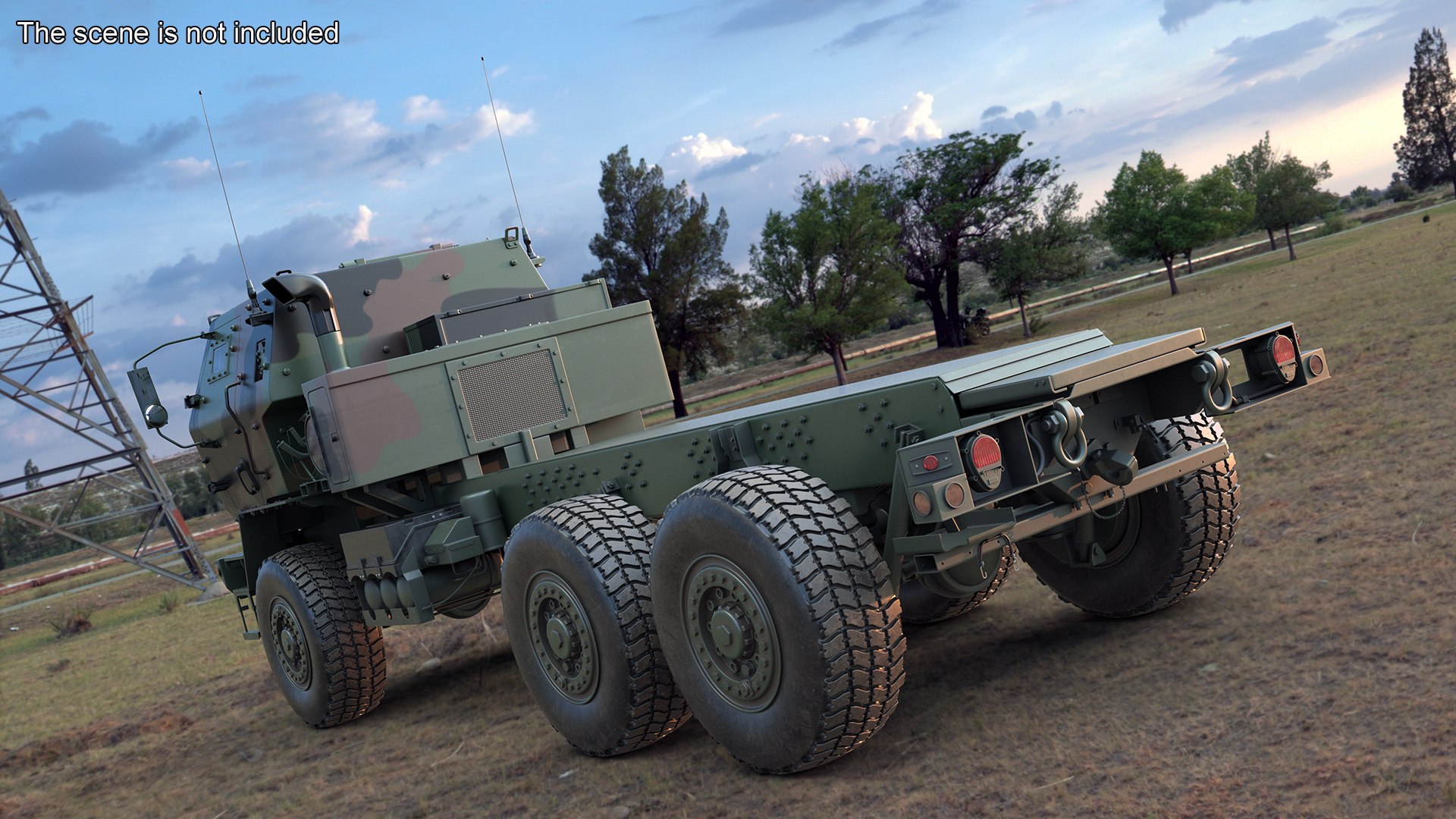 3D Military 6x6 Heavy Tactical Truck Camouflage - TurboSquid 2389972