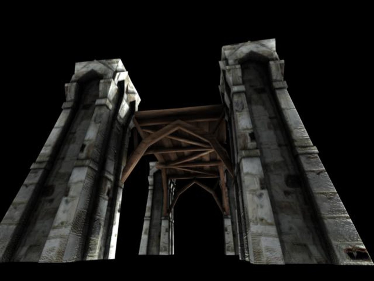 3d Model Fantasy Bridge
