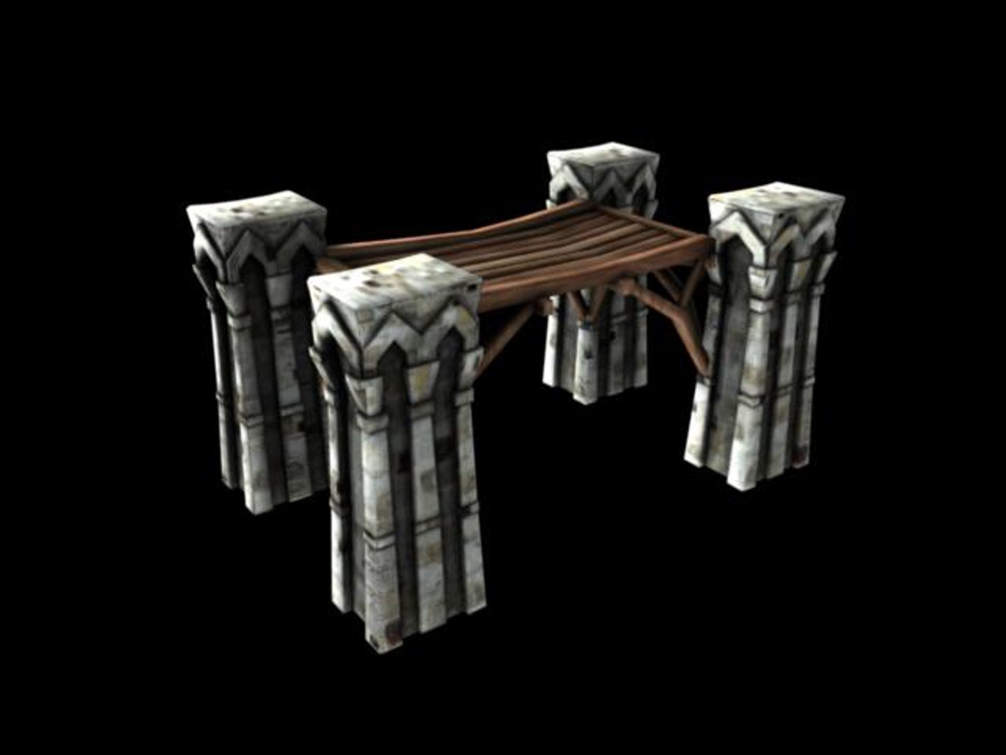 3d Model Fantasy Bridge