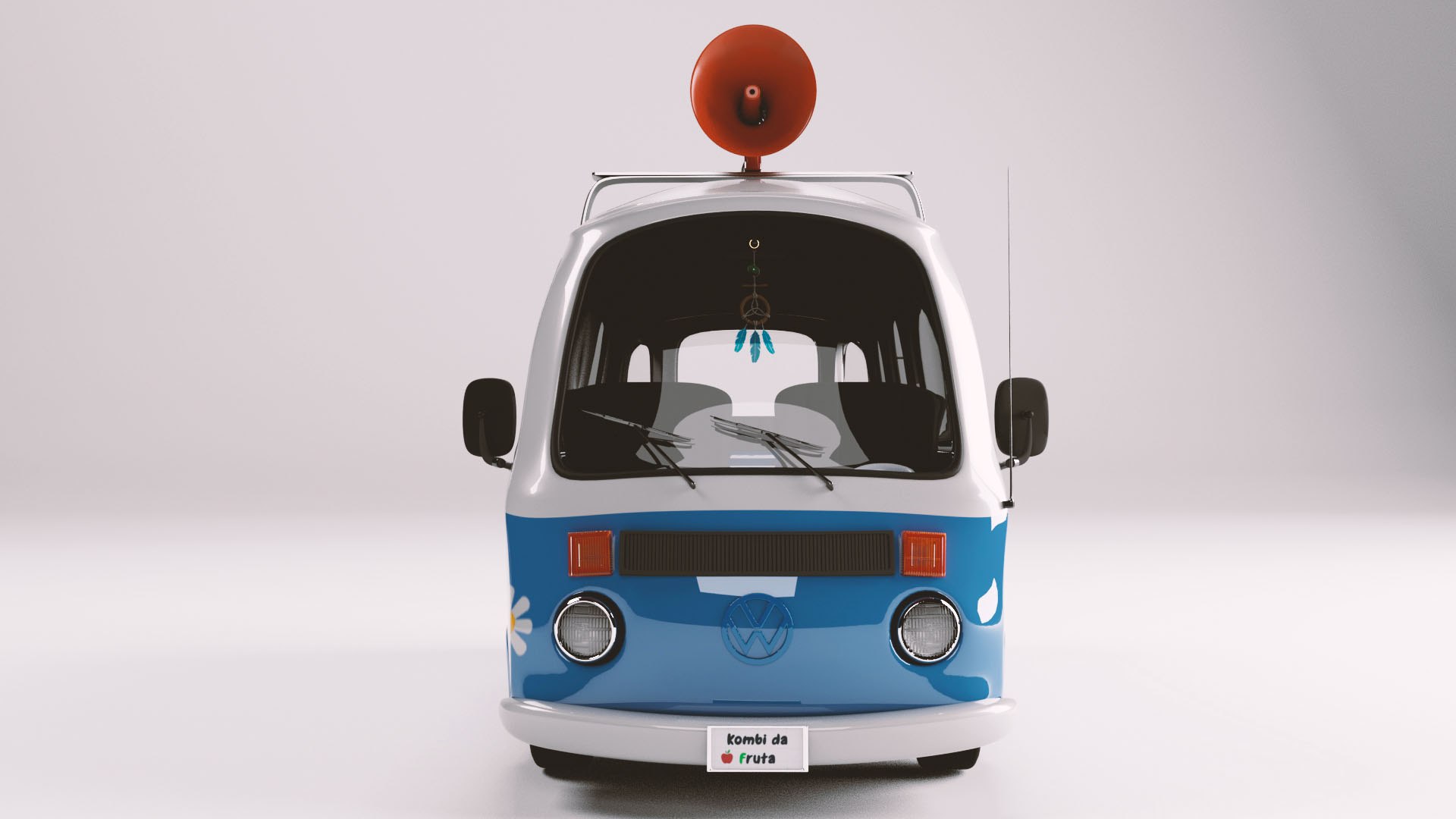 3D Stylized Megaphone Kombi 1983 - TurboSquid 2178227
