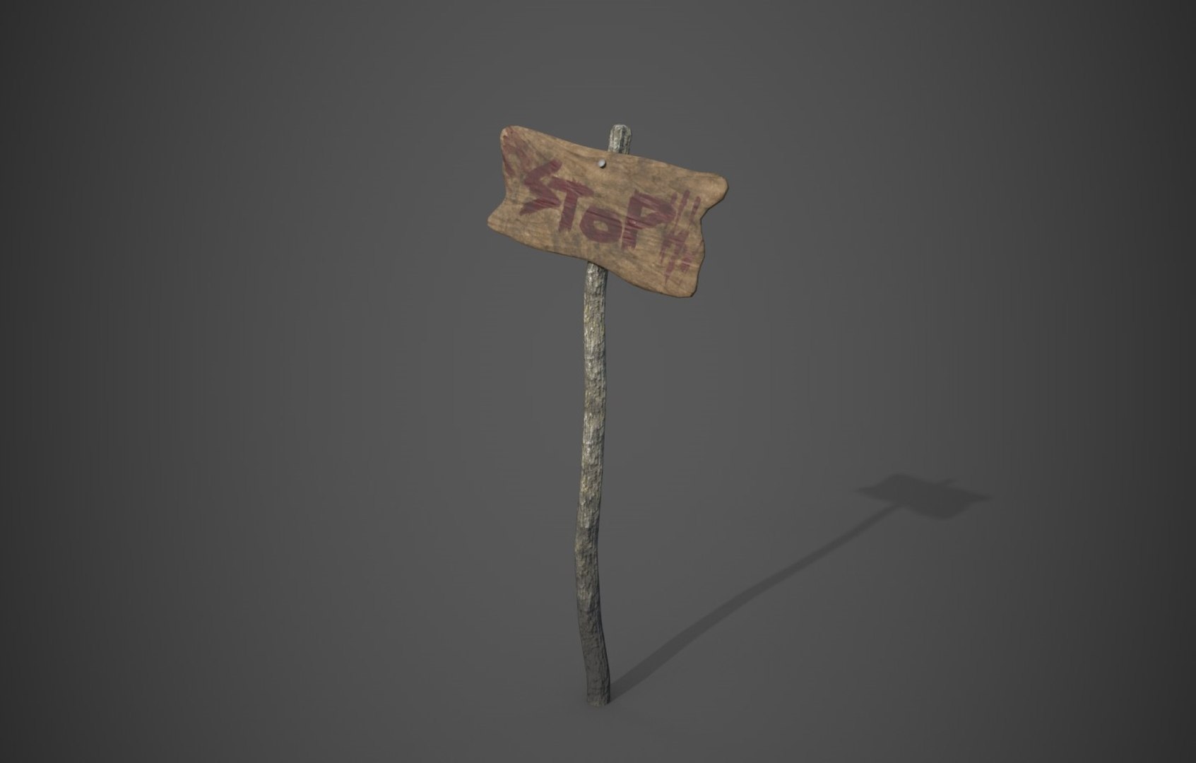 3D Forest Block Post - TurboSquid 2138539