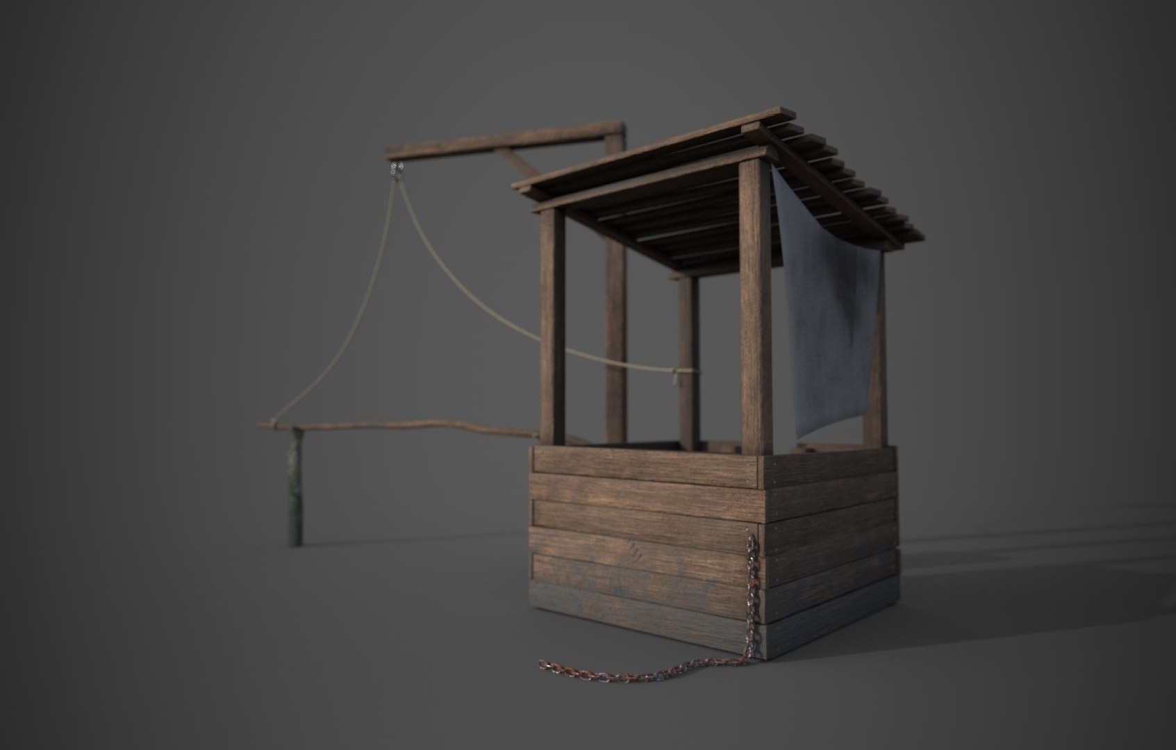 3D Forest Block Post - TurboSquid 2138539