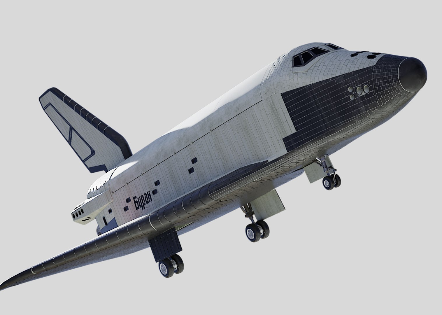 Buran space shuttle 3D model - TurboSquid 1360878