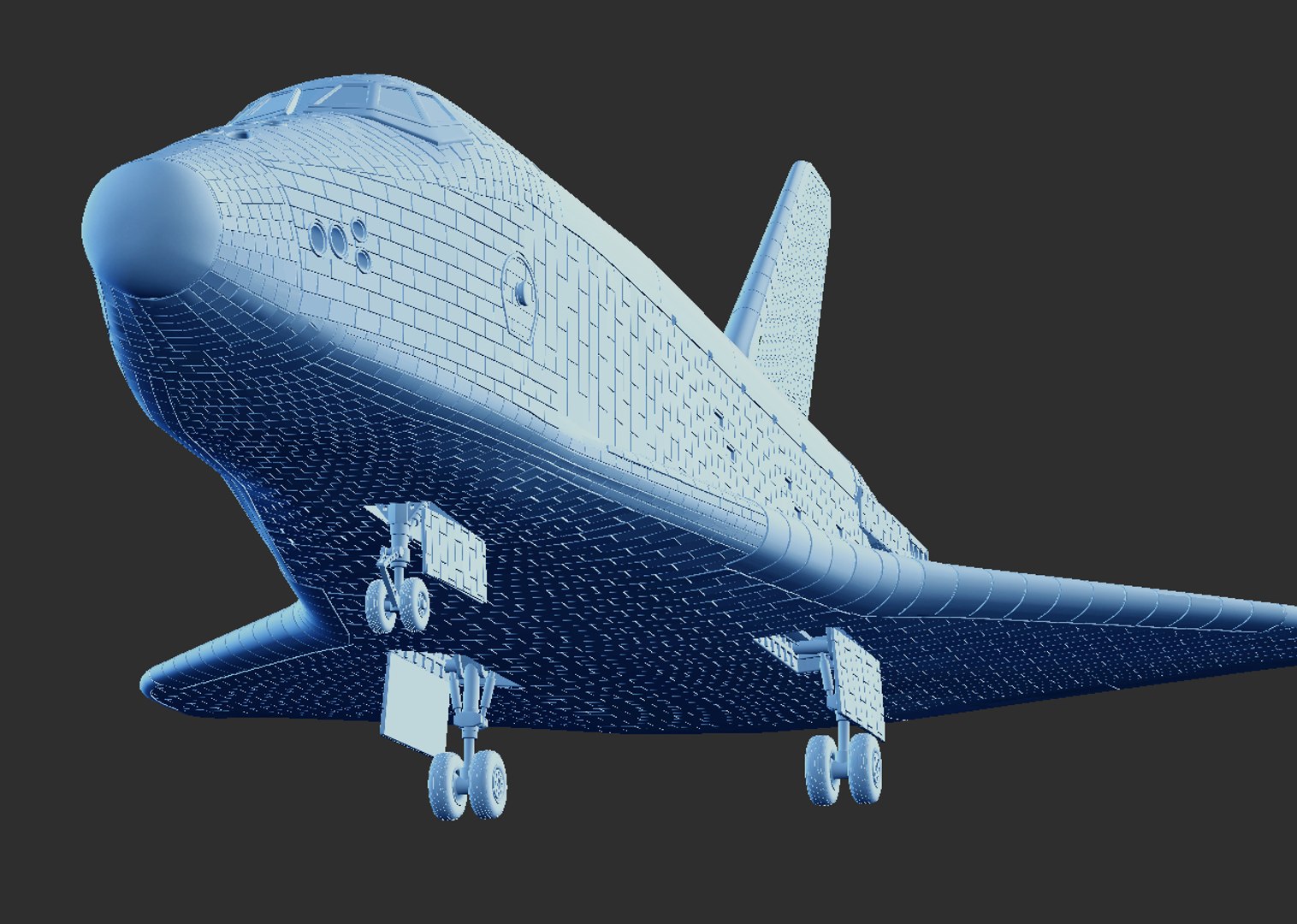 Buran space shuttle 3D model - TurboSquid 1360878