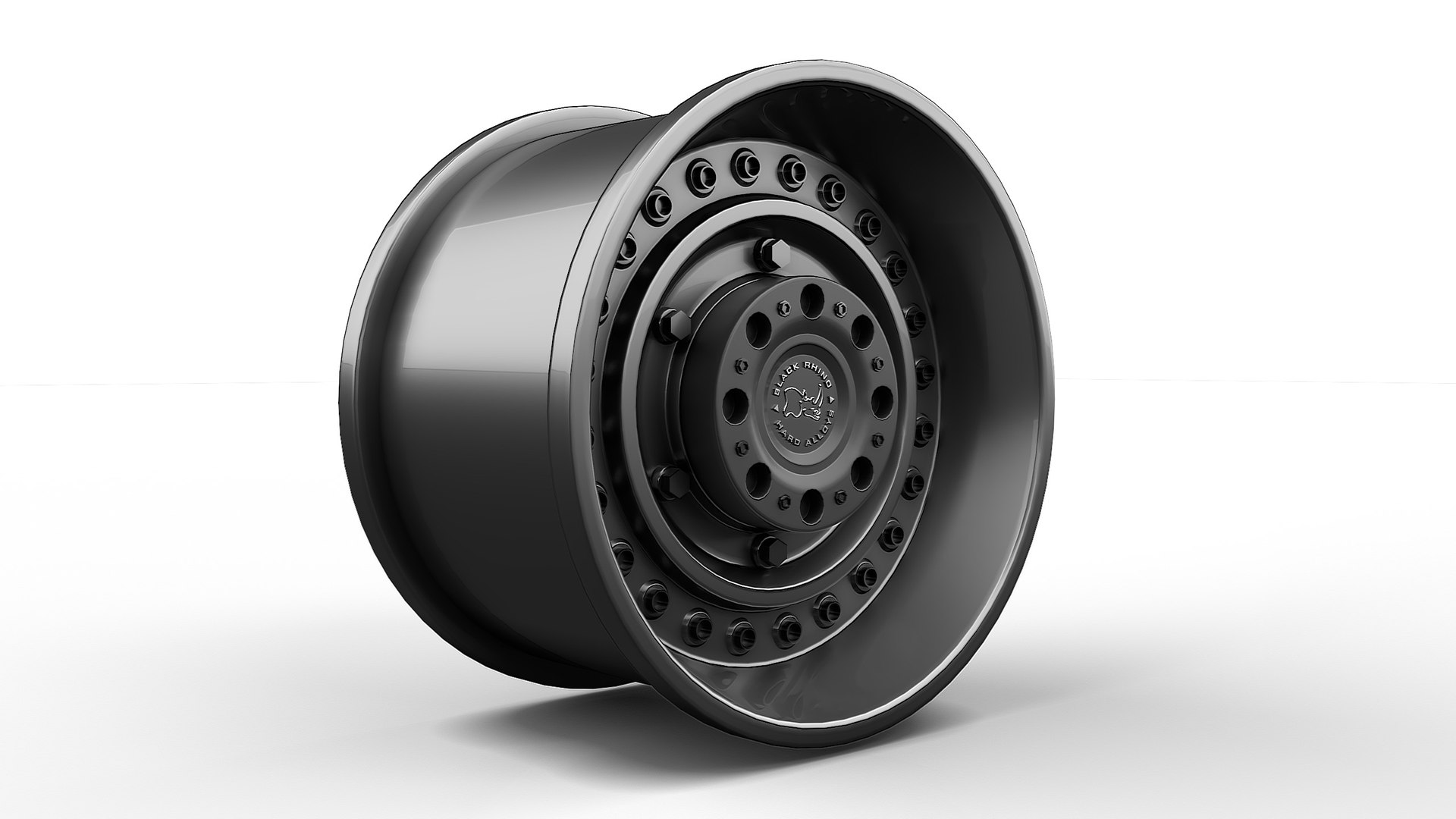 3D Black Rhino Armory Off Road Rim - TurboSquid 2115543