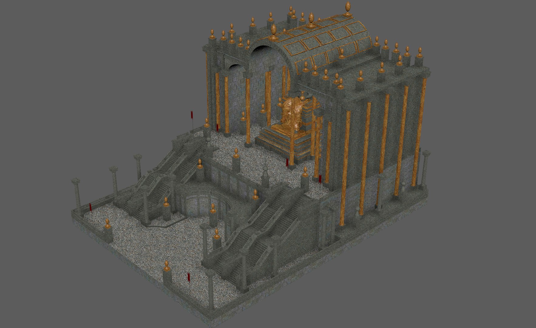 Statue Of Zeus Temple 3D - TurboSquid 2197205