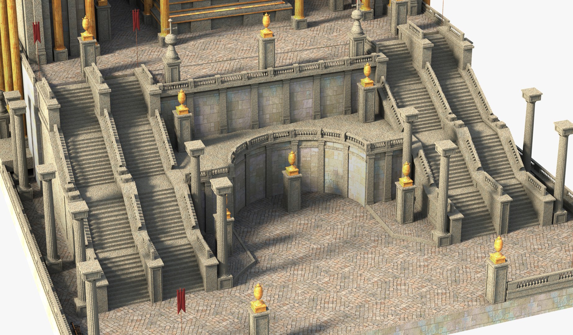 Statue Of Zeus Temple 3D - TurboSquid 2197205