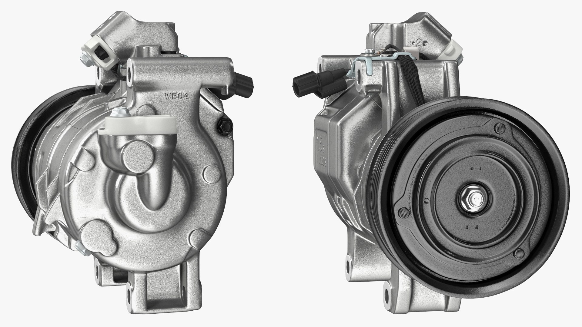 Vehicle AC Compressor 3D Model - TurboSquid 2178971