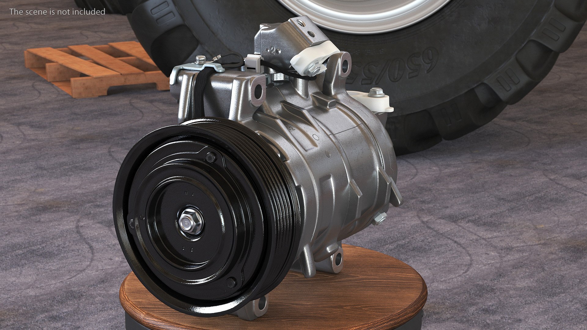Vehicle AC Compressor 3D Model - TurboSquid 2178971
