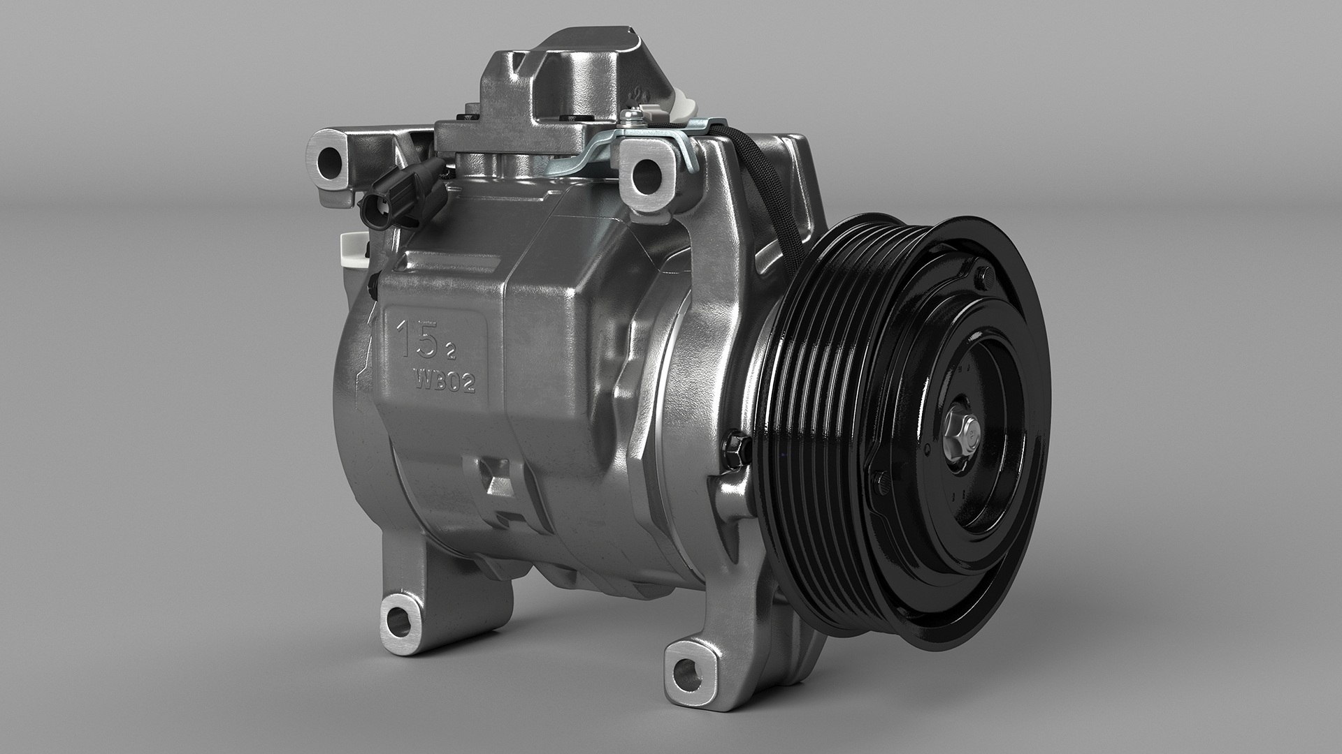 Vehicle AC Compressor 3D Model - TurboSquid 2178971