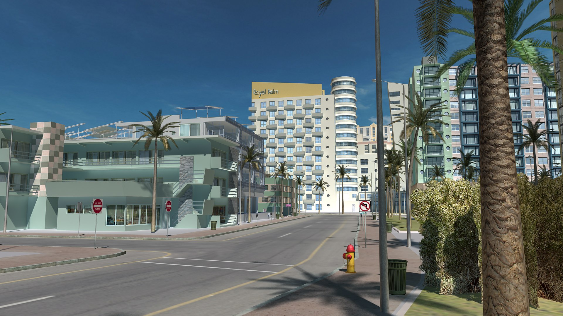 3D miami city street - TurboSquid 1592763