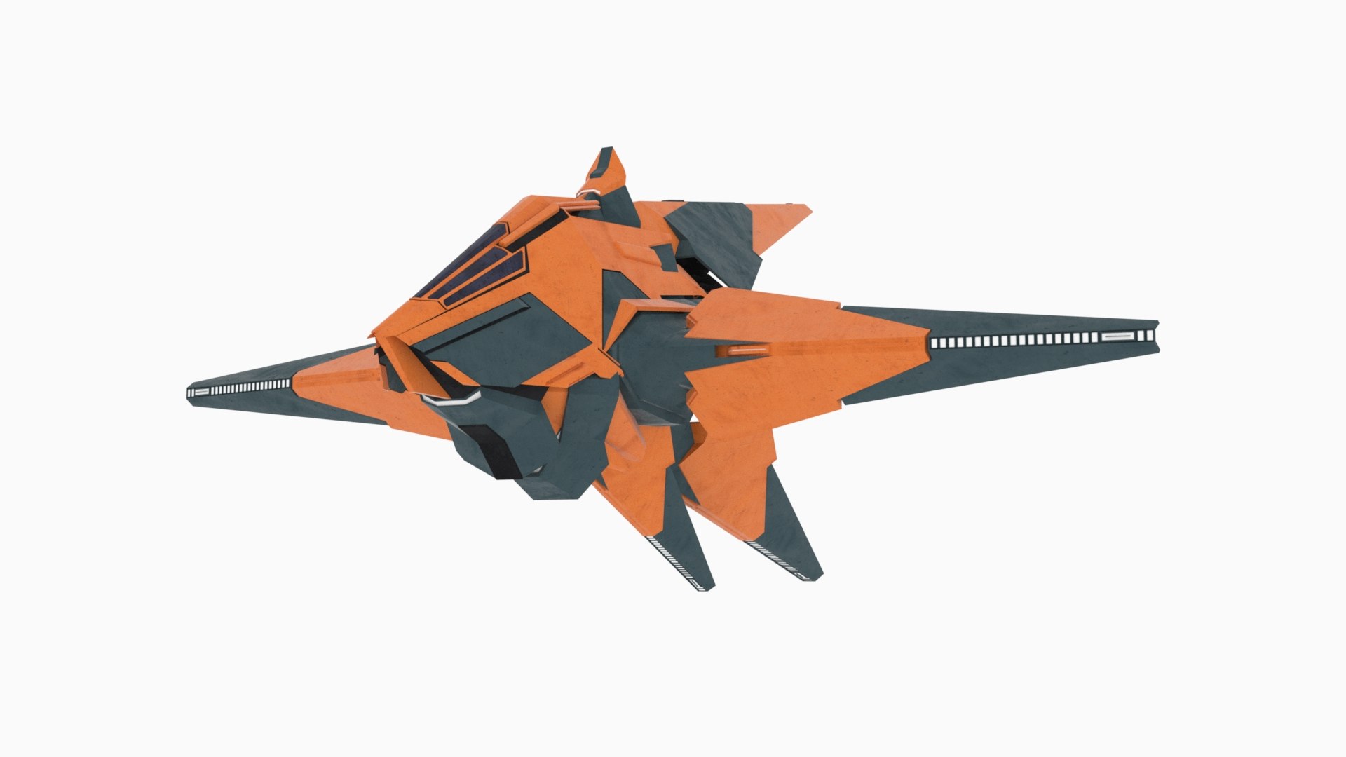 Spaceship Flyer Fighter - Sci-fi Spacecraft 3D - TurboSquid 1963986