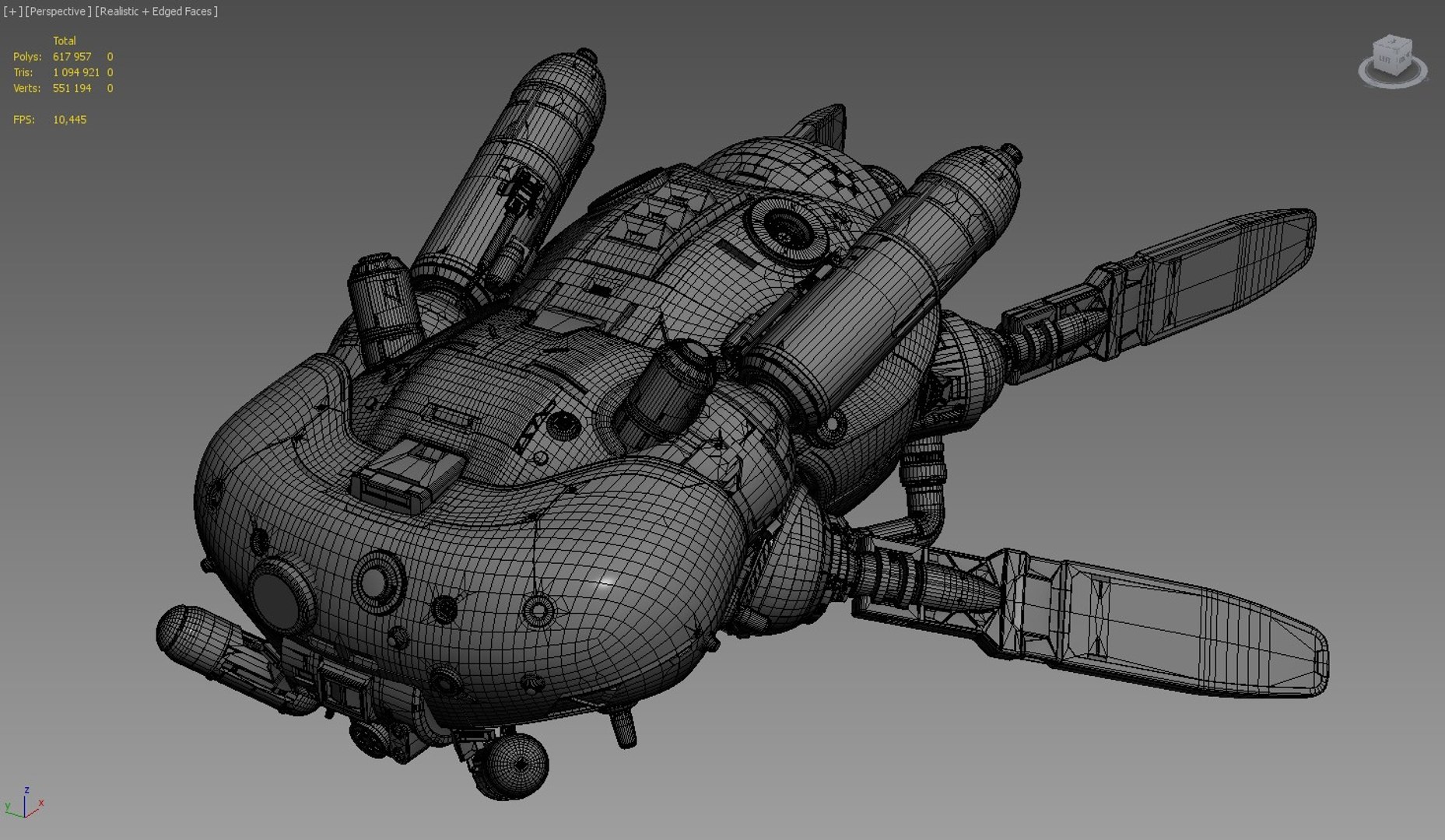 Sci-fi Drone Fly 3D Model - TurboSquid 1422428