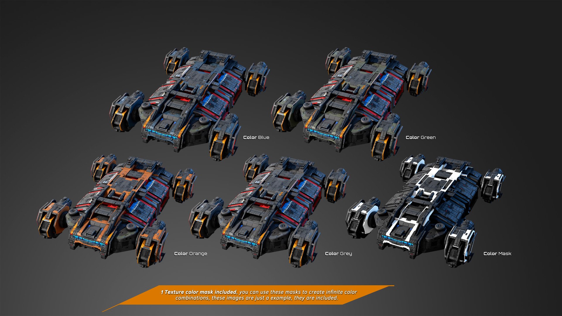 3D HYDRA Freighter Spacecraft Model - TurboSquid 2042139