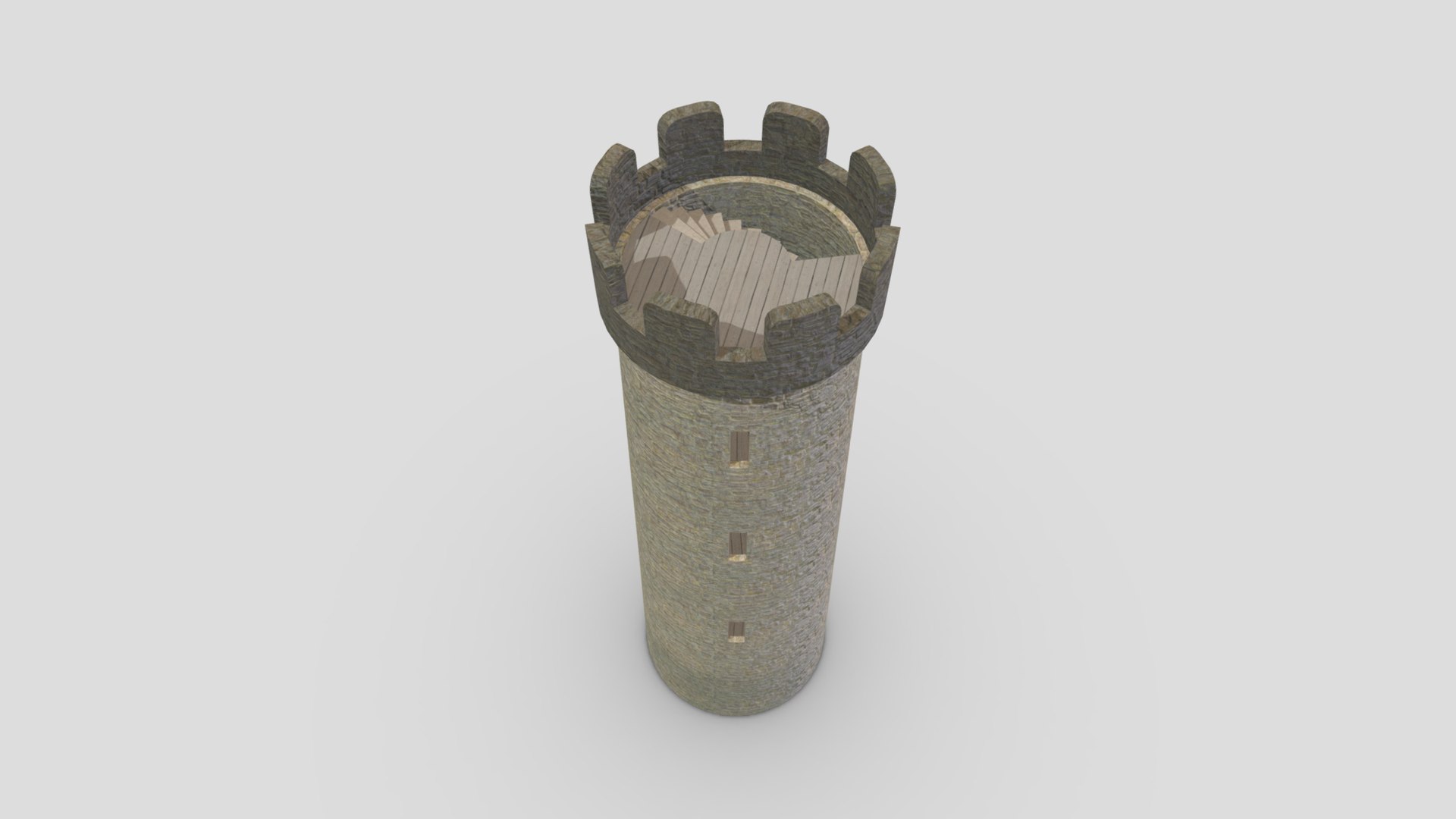 3D Medieval Castle Module 04 Low Poly PBR Realistic - TurboSquid 1932383